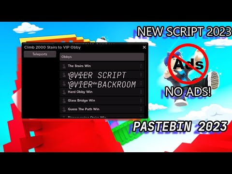 Roblox Climb 2000 Stairs to VIP Obby Script - Skip Stages and Beat the ...