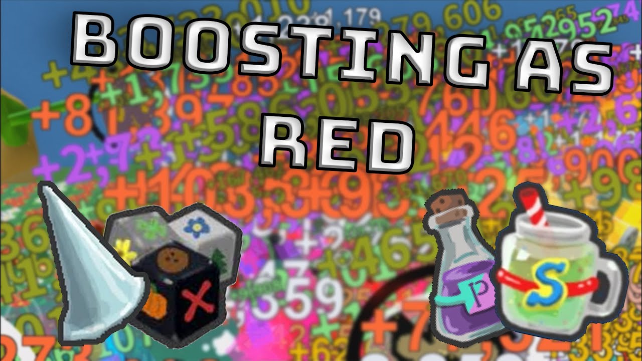 HOW TO BOOST AS A RED HIVE!! *In Depth Guide* | Roblox Bee Swarm ...