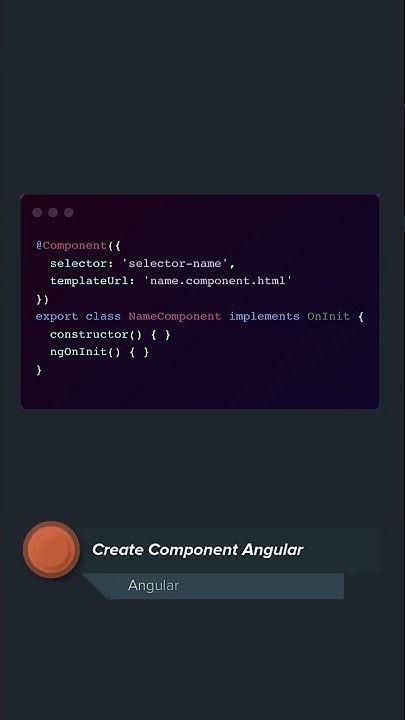 Create Component in Angular #shorts - YouTube