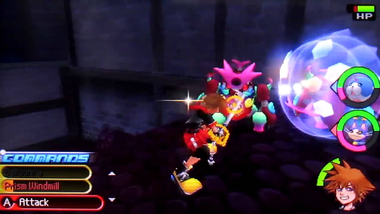 Let's Play Kingdom Hearts 3D Dream Drop Distance 3DS - Quality Test ...