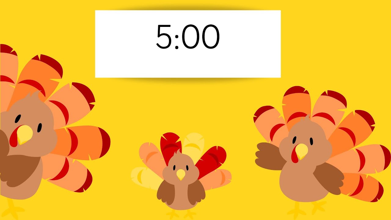 5 Minute Turkey Timer - YouTube
