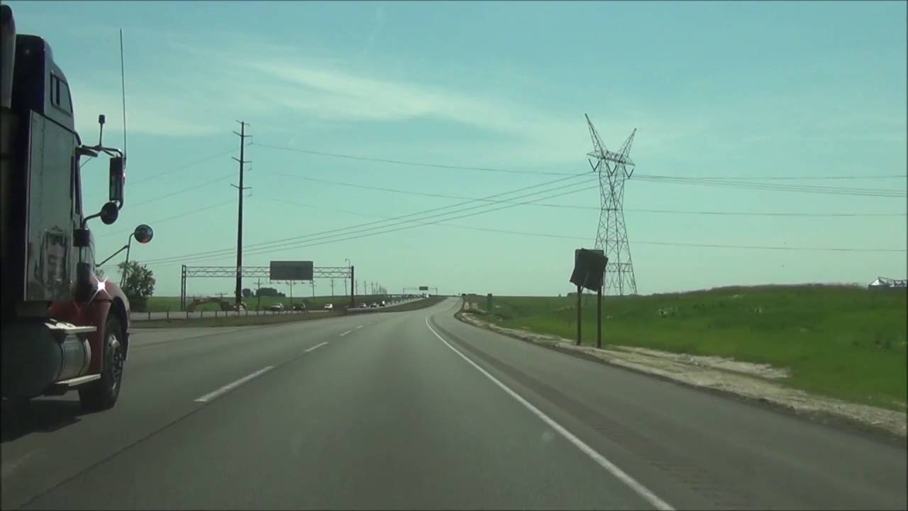 Illinois - Interstate 88 East - Mile Marker 40 to 60 - YouTube