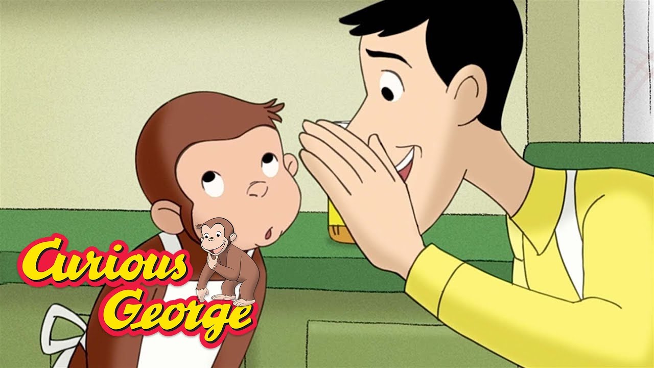 Curious George 🍰 George uses a super secret ingredient 🍰 Kids Cartoon 🐵 ...