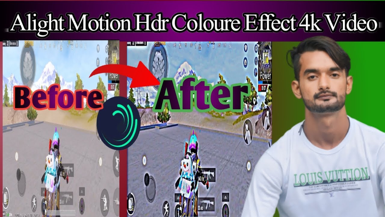 How To Make Hdr 4k Video Coloure Grading | Alight Motion se Hdr 4k ...