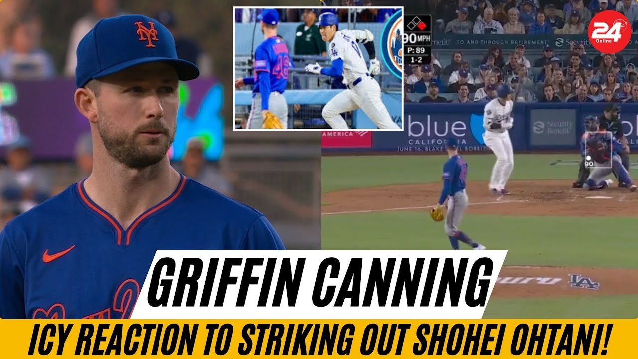 Mets Pitcher Griffin Canning's Icy Reaction to Striking Out Shohei ...