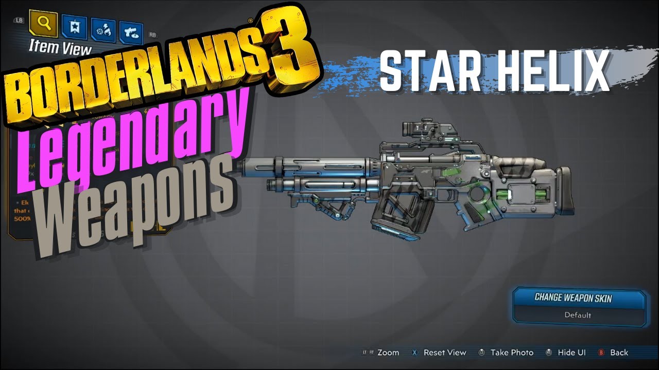 BORDERLANDS 3 | *STAR HELIX* Legendary Weapons Guide - YouTube