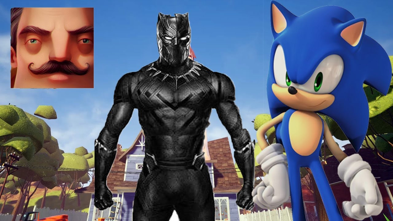 Hello Neighbor - New Neighbor Big Black Panther Act 3 Gameplay ...