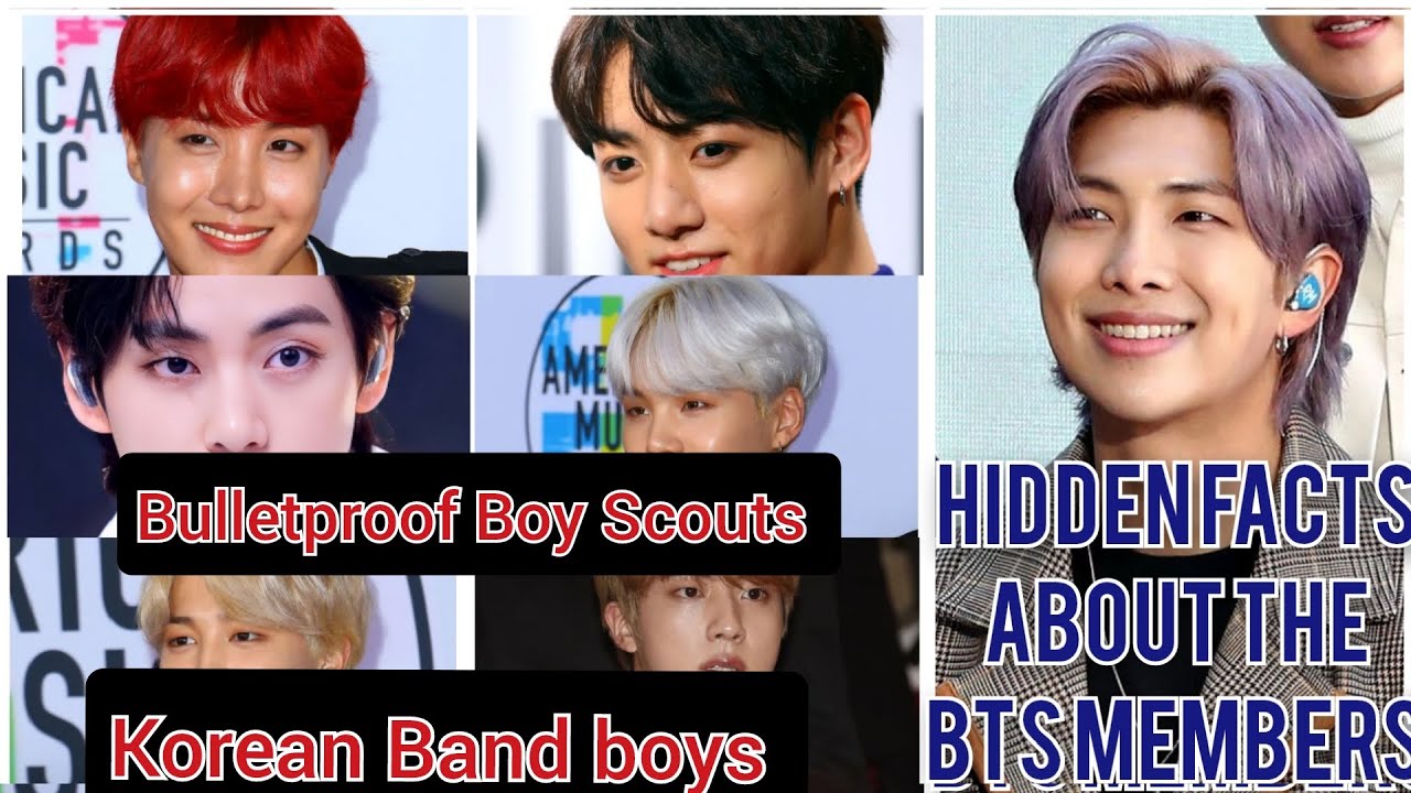Hîddéñ facts about the BTS members Bulletproof Boy Scouts Korean Band ...