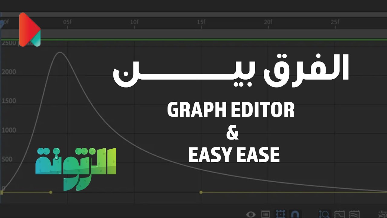 الفرق بين ال Graph editor وال easy ease - YouTube