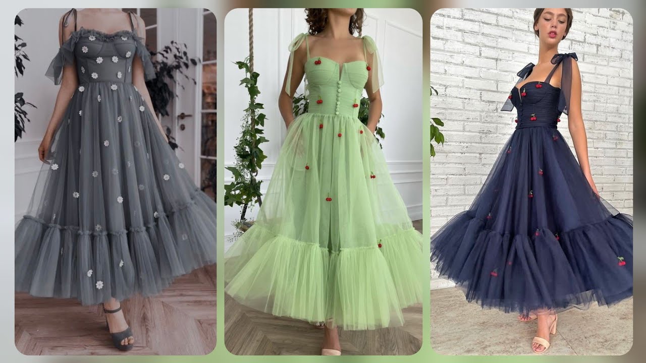 20+ Ladies and Girls long Frock Design Ideas for Party Wear - YouTube