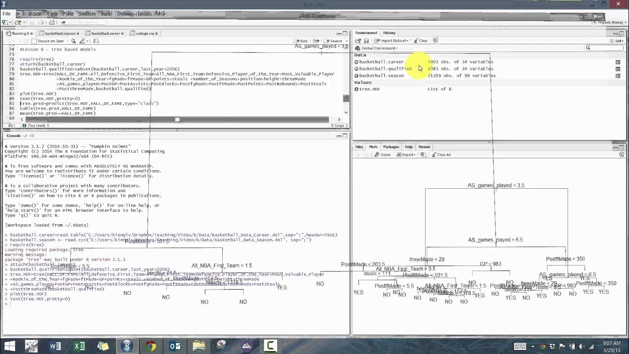 Introduction to R Programming - Module 6 (Decision Trees) - YouTube
