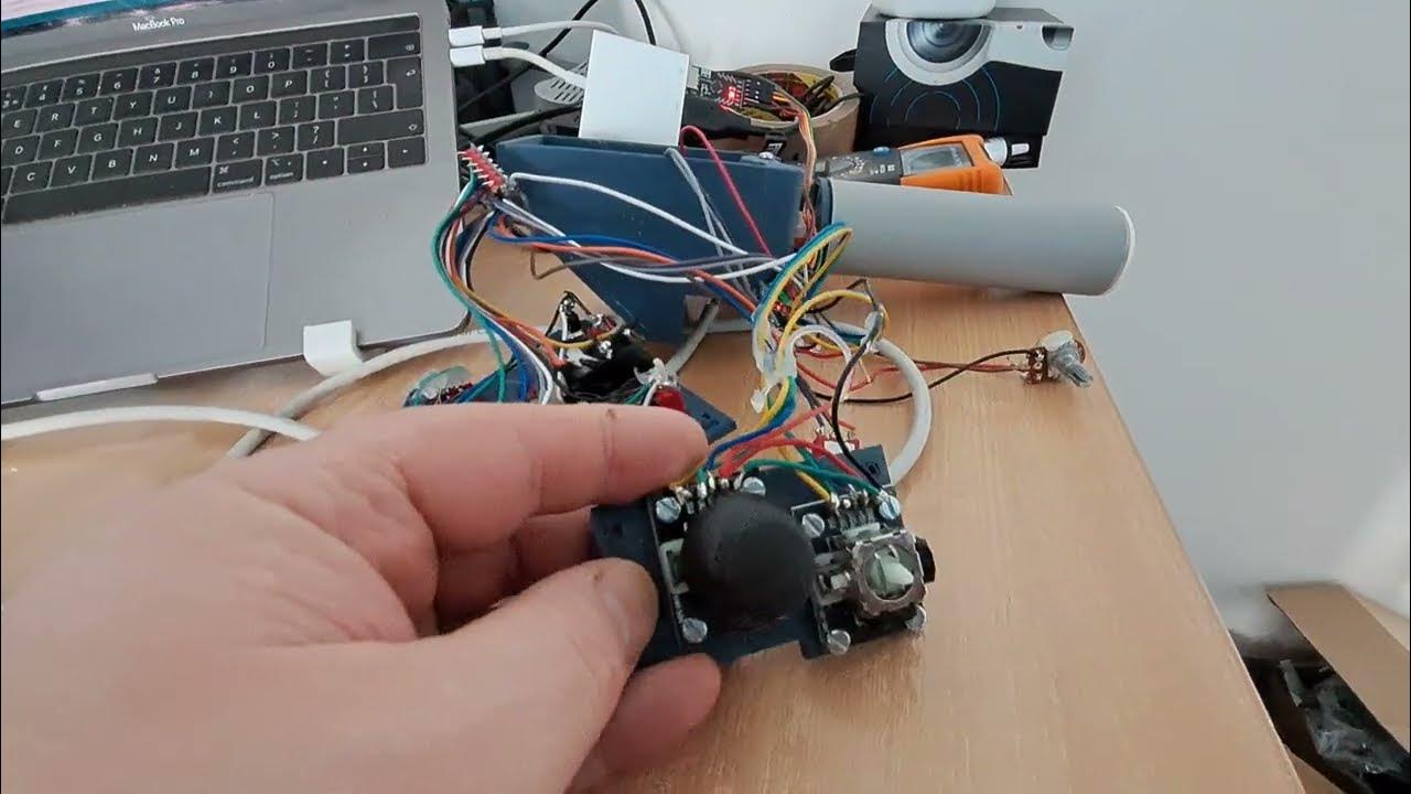 3d printed helicopter collective arduino issues - YouTube