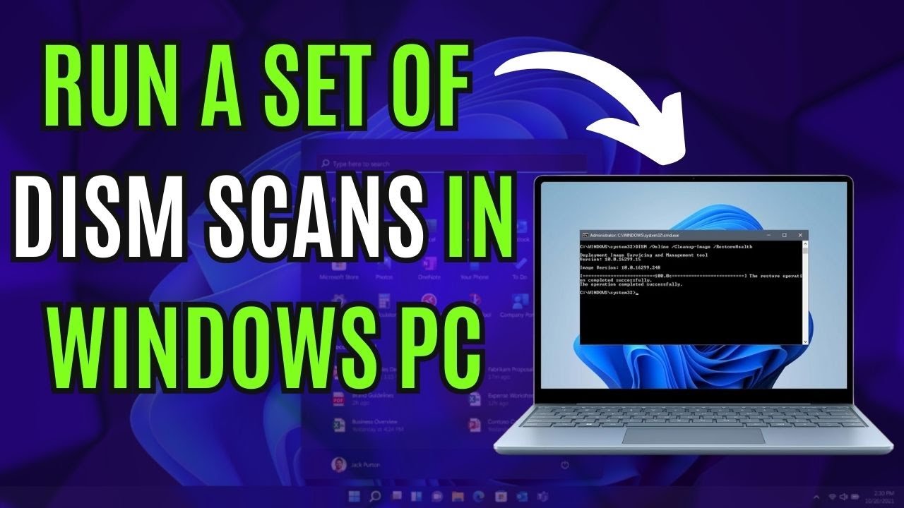 How To Run a DISM Scan in Windows | Secret to a Faster PC | Repair ...