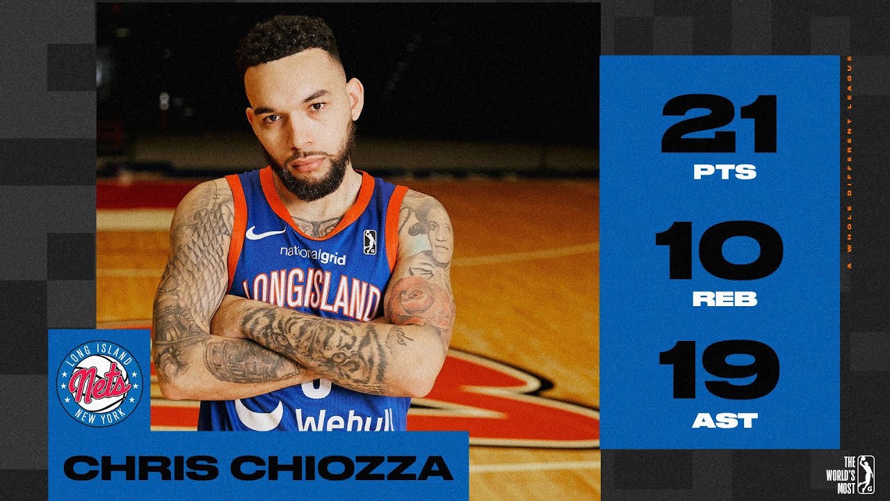 Chris Chiozza Posts a MASSIVE Triple-Double for Long Island Nets - YouTube