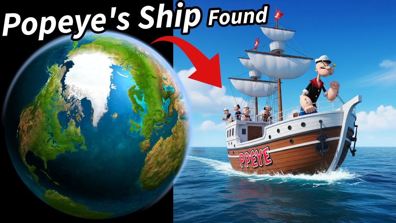 Popeye the Sailor’s Boat Caught in Real Life! 😲🛰️ - YouTube
