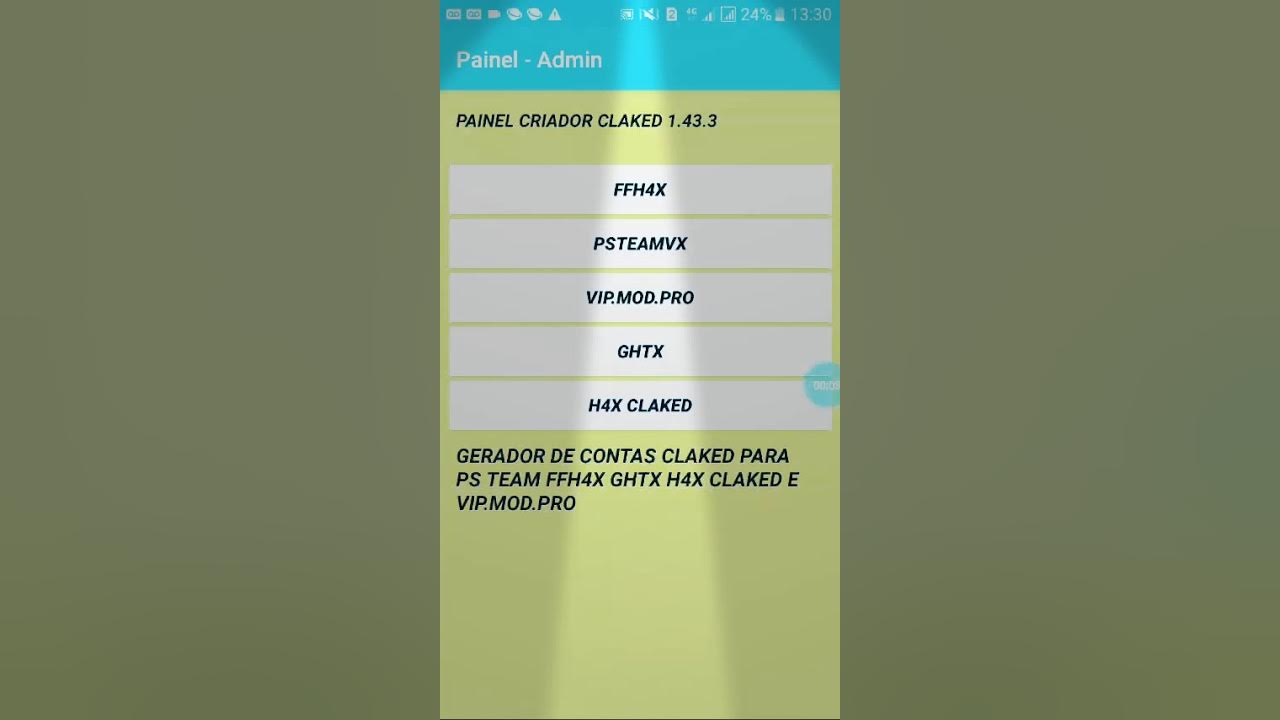 ♨Criador de login para mod menu♨ - YouTube