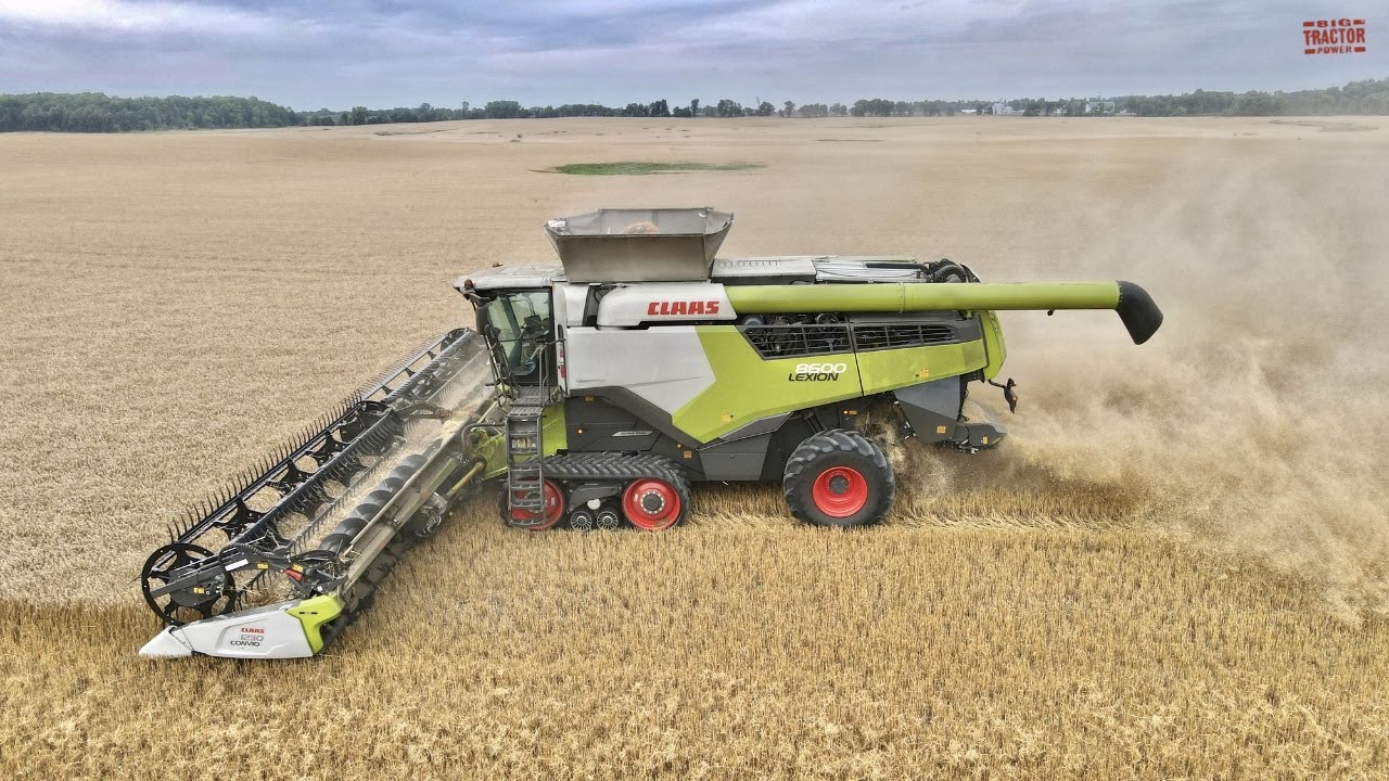 2021 WHEAT HARVEST | Big Combines - YouTube