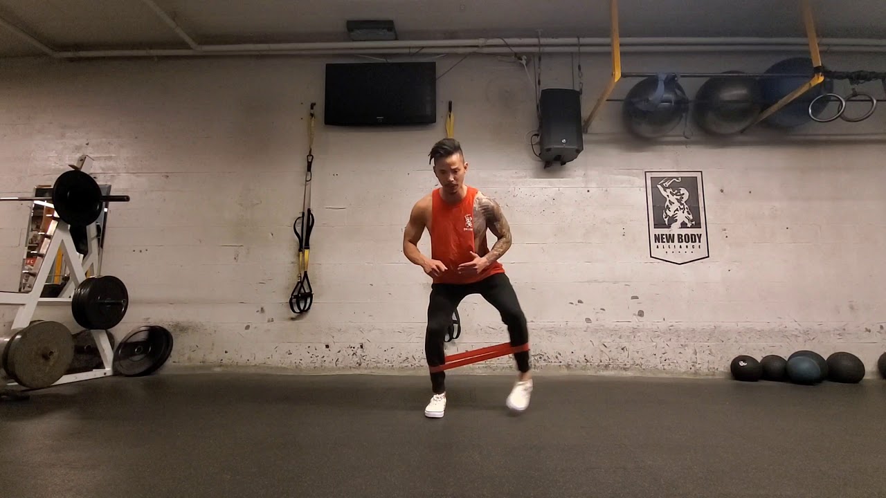 3 Way Step Out with Booty Band - YouTube