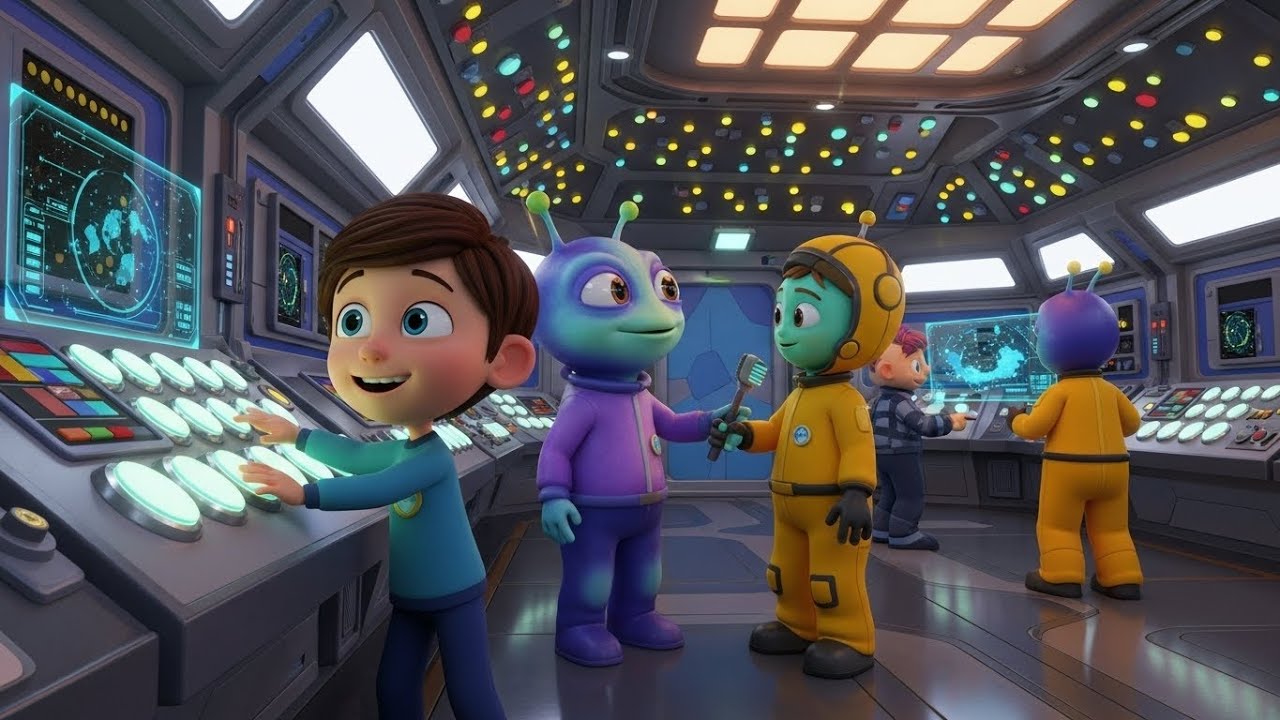 Among Us Sneaky Alien Missed the Emergency | Kids Songs & Nursery ...