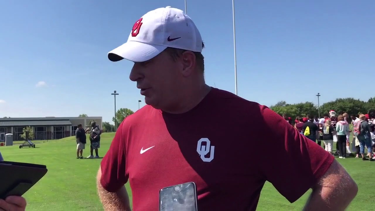 OU Football: Mike Stoops talks about scrimmage - YouTube