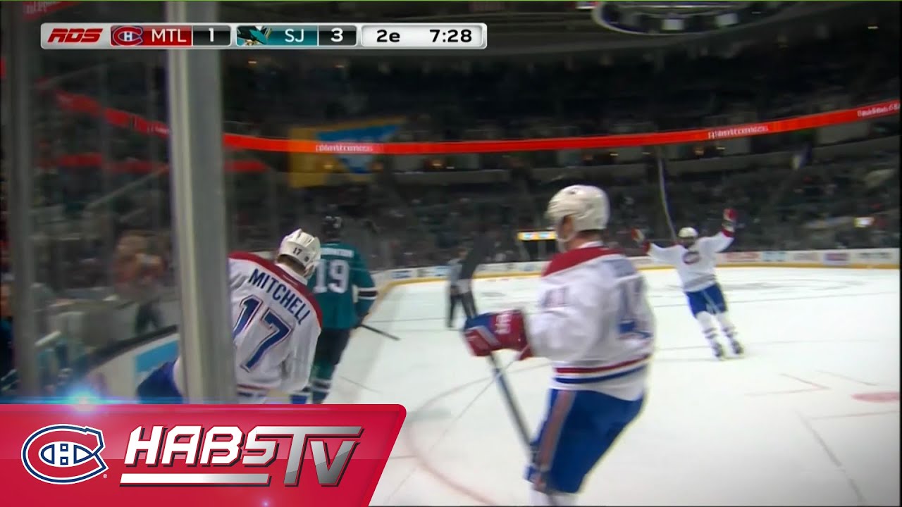 BUT | Torrey Mitchell au vol vs. Sharks - YouTube