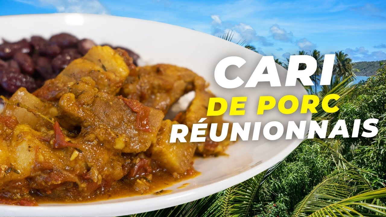 Cari de porc authentique de La Réunion - YouTube