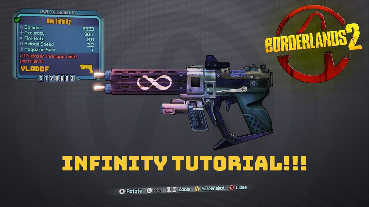 Borderlands 2 Legendary tutorial (infinity) - YouTube