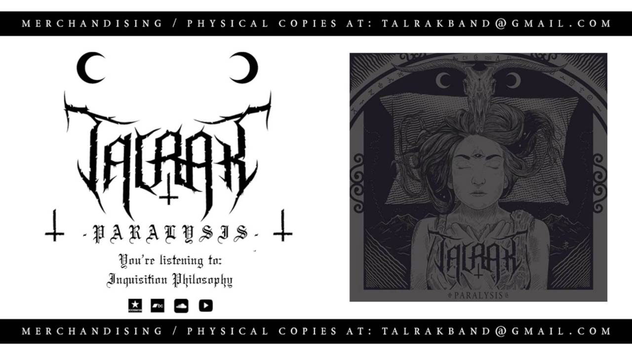 Talrak - Inquisition Philosophy | "Paralysis" EP (2016) Brazilian ...