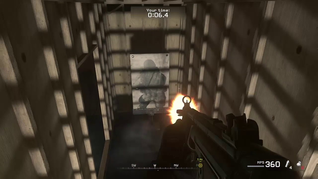 Call of Duty 4: Modern Warfare Remastered Ship Training Course Record ...