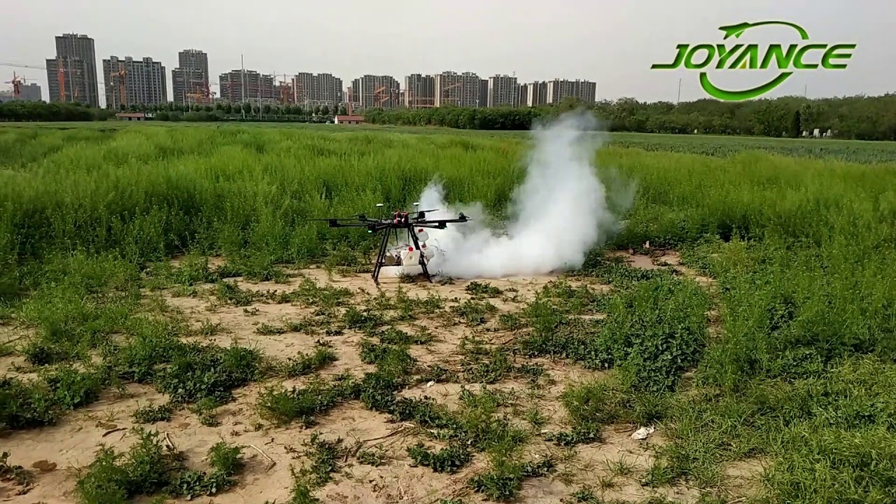 thermal fogger drone - YouTube