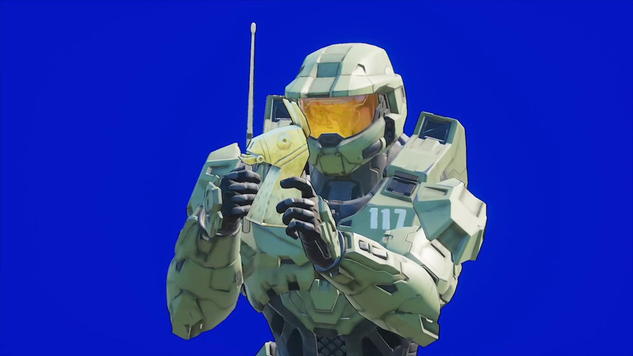 Master Chief Skin + 7 CLASSIC Dances / Emotes in Fortnite! Green Screen ...