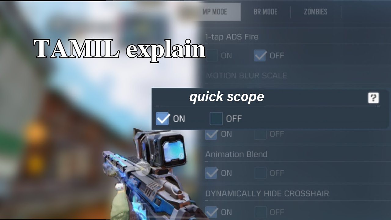 how to quick scope in cod mobile || TAMIL EXPLANATION || #codm #callofduty #gaming # ...