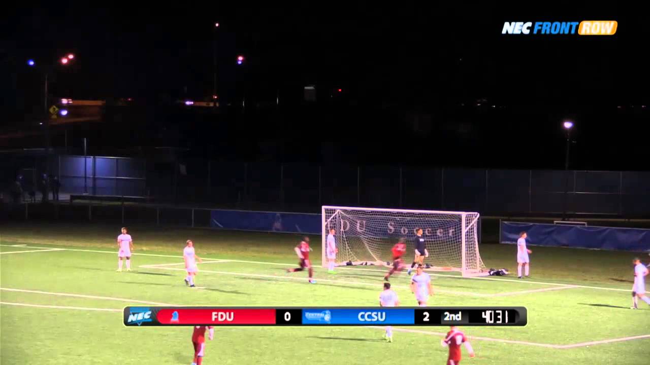 FDU Men's Soccer vs. Central Connecticut - Highlights - YouTube