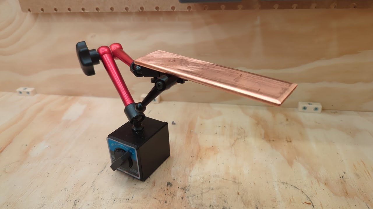 Magnetic copper welding spoon... In USE! - YouTube