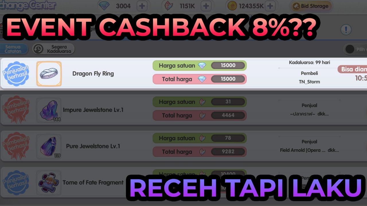 JUALAN APA EVENT CASHBACK? | Rainbow Paradise | ROX - YouTube