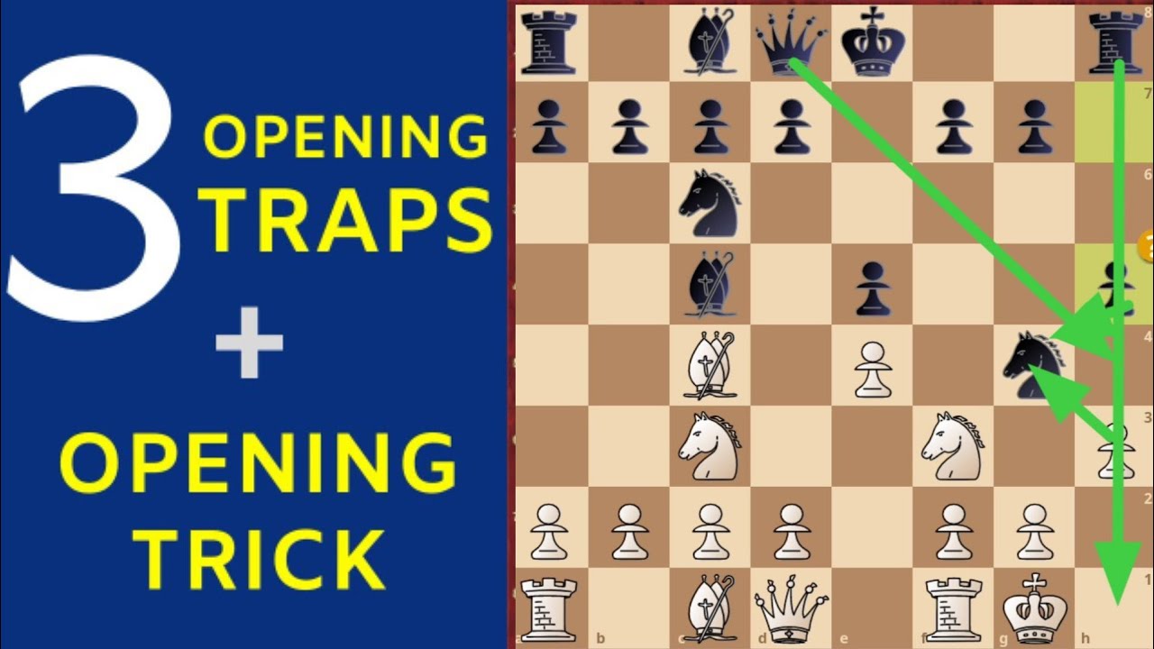 Top 3 chess tricks for beginners 😱😱🤯🤯🏆👍#shorts #magnuscarlsen # ...