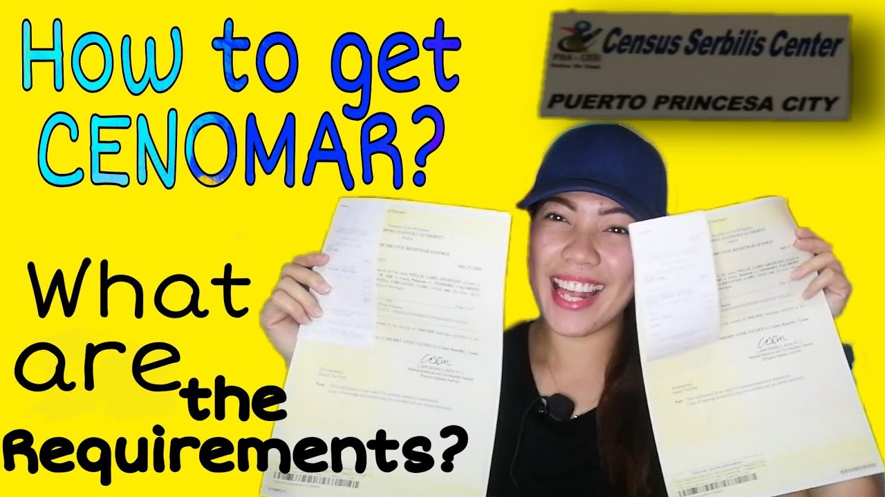 HOW TO GET CENOMAR WHAT ARE THE REQUIREMENTS YouTube how-to-get-cenomar-what-are-the-requirements-youtube