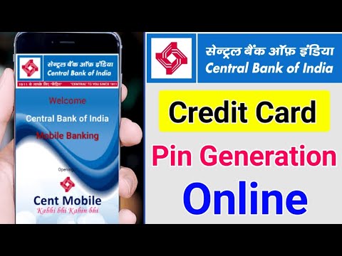 Central Bank of India credit Card pin generate online 2022|Central Bank ...
