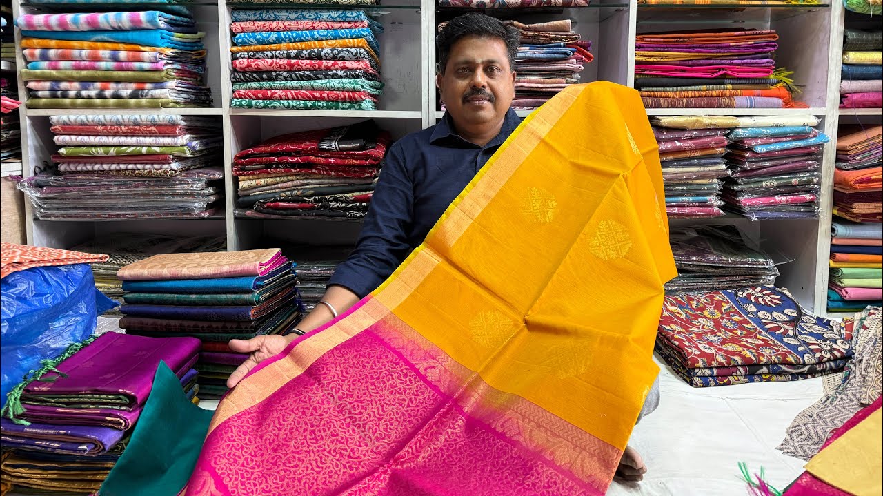 |DIRECT FROM LOOM| PURE HANDLOOM SILK COTTON SAREE 💃@loom price with ...