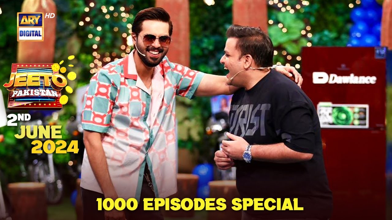Jeeto Pakistan | 1000 Episode's Special | 2 June 2024 | ARY Digital ...