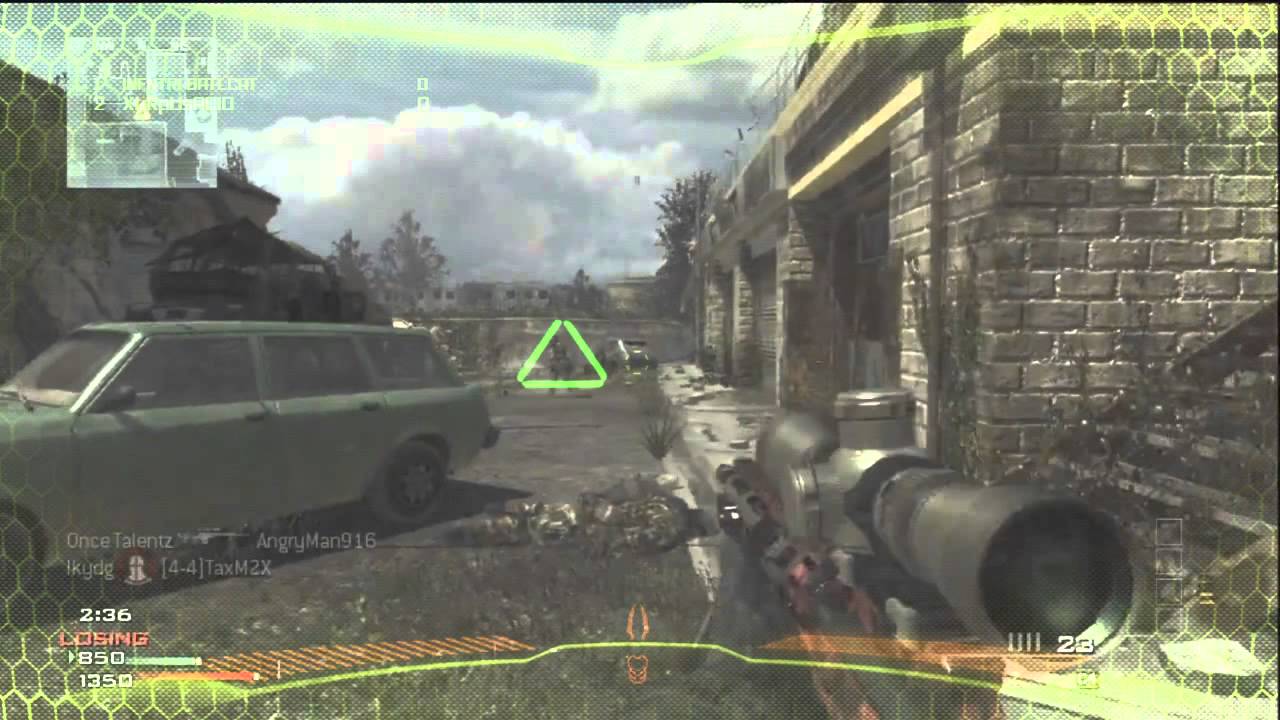 Call of Duty Modern Warfare 3 Predators Vision Effect - YouTube