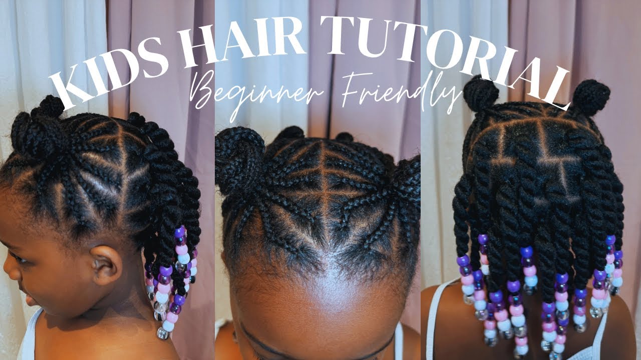 HOW TO | BEGINNER FRIENDLY HAIR TUTORIAL | FOR KIDS - YouTube