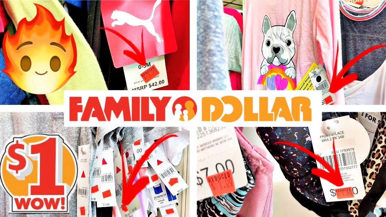 FAMILY DOLLAR CLEARANCE!!!🔥*WOW* $1 CLOTHES!!! - YouTube