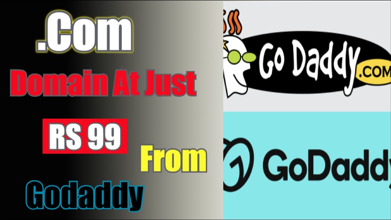 GoDaddy .Com Domain @ Rs 100 Only | .Com Domain Offer | .Com Domain ...