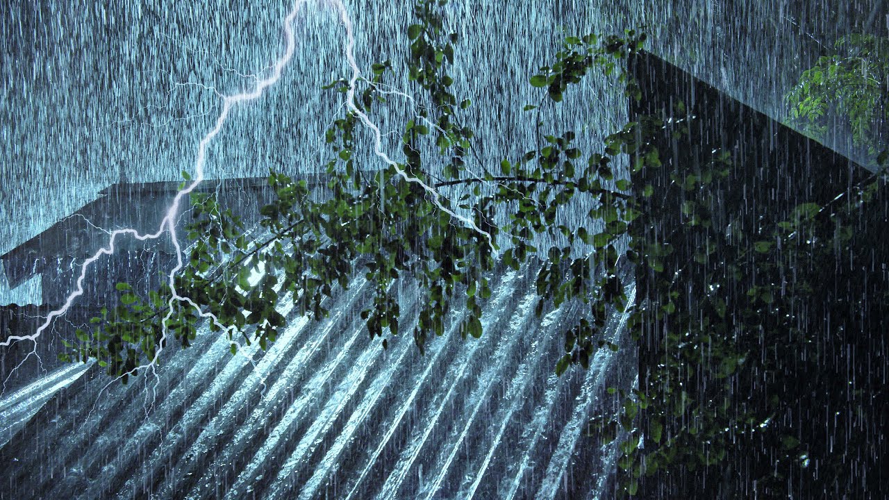 Rain Thunderstorm Sounds For Sleeping 99 Instant Sleep Heavy Rain