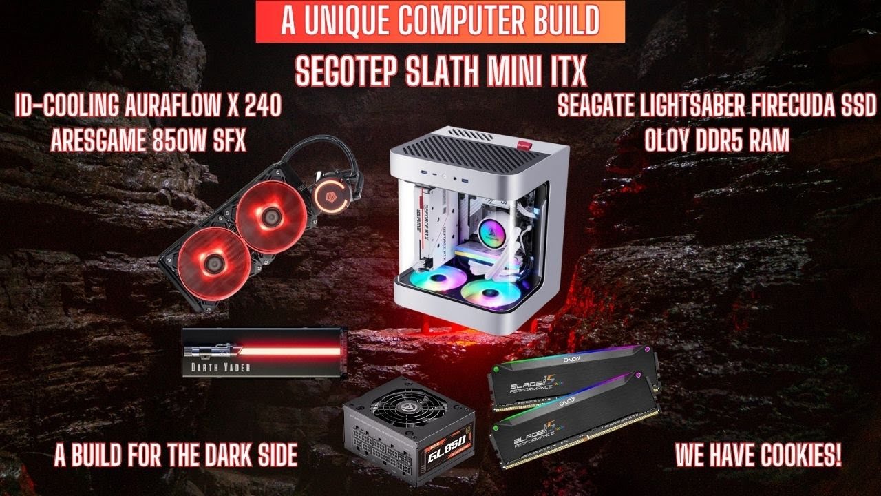 Part 1 LIVE - Unique Computer Build for the Dark or Light Side ...