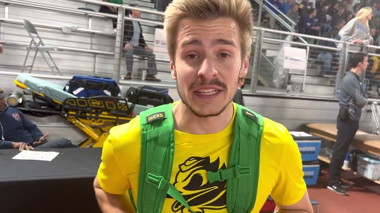 Reed Brown of Oregon talks after finishing 3rd in 2022 NCAA mile - YouTube