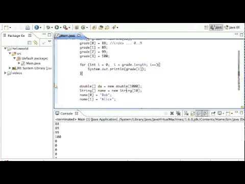 Java Arrays Tutorial - YouTube