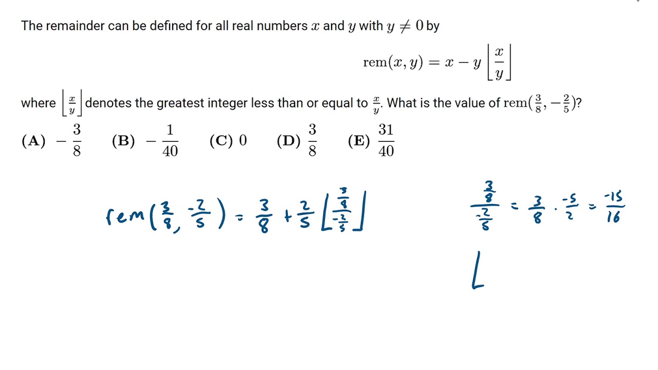 2016 AMC 10A: Problem 4 - YouTube