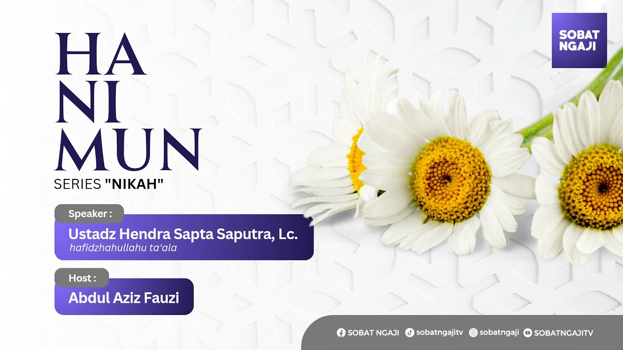LIVE SNAcademy: "HANIMUN" | Ustadz Hendra Sapta Saputra, Lc. - YouTube